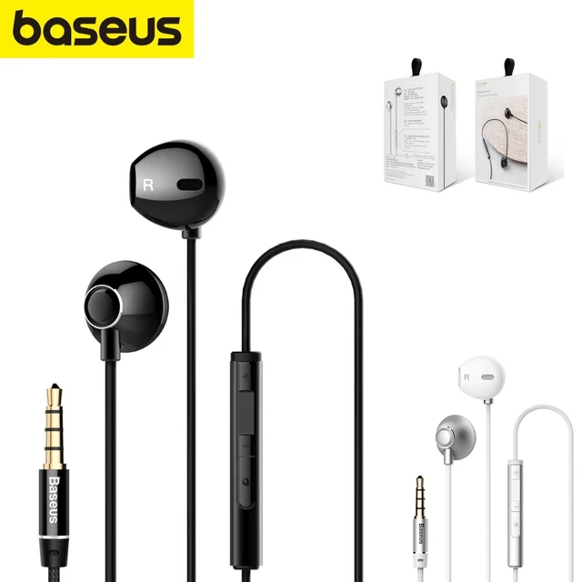 BASEUS IN EAR Kopfhörer 3,5mm Miniklinke Kabelgebundene Kopfhörer EUR ...