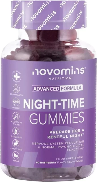 NOVOMINS SLEEP GUMMIES - High Strength Chewable Night Time Support ...