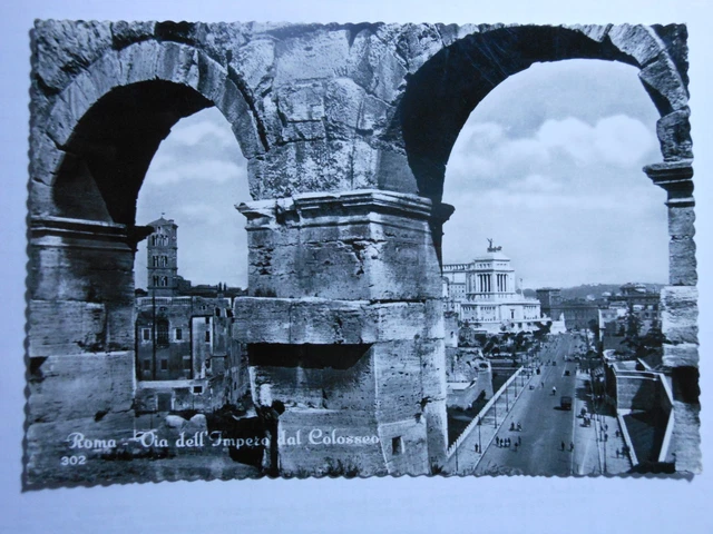 CARTOLINA ROMA VIA dell'Impero dal Colosseo 1959 (ps208) ^ EUR 3,00 ...