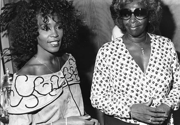 POP SINGER WHITNEY Houston and her mom singer Cissy Houston atten - Old ...