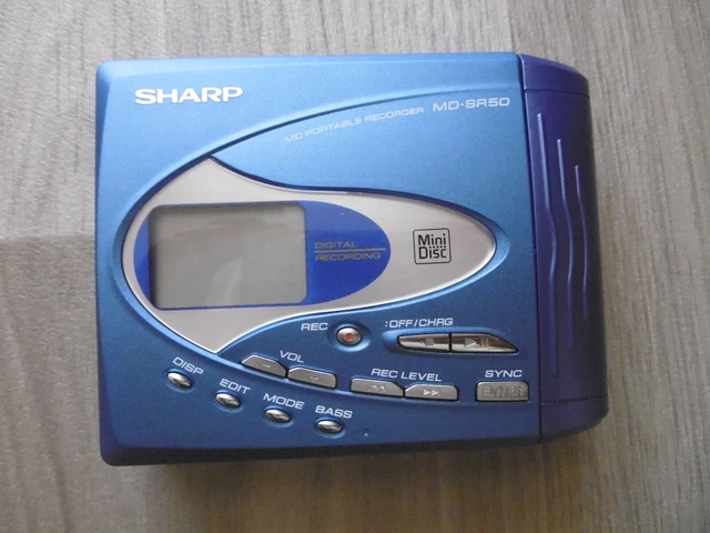 MINIDISC - SHARP MD SR50 - Lecteur enregistreur MINI DISC - HS - Not ...