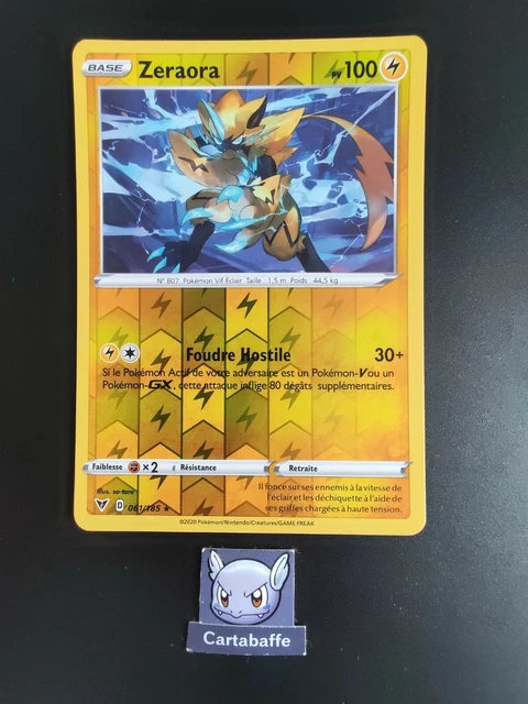 CARTE POKÉMON ZERAORA 061/185 Reverse EB04 Voltage Eclatant NEUF EUR 3,85 - PicClick FR