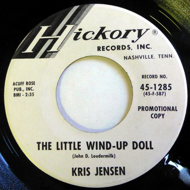 KRIS JENSEN 45 Petit Wind-Up Doll/Somebody's Hickory Ado VG+ Promo ...