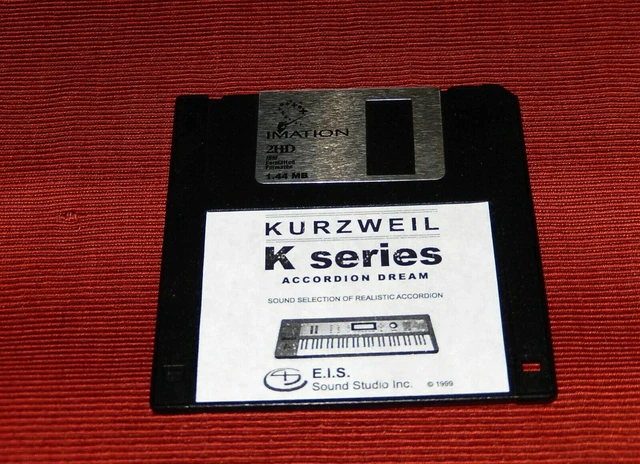 FLOPPY FISARMONICA ACCORDION & musette for Kurzweil k2000 k2661 k2500 ...