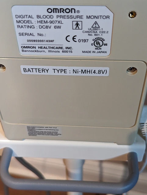 OMRON INTELLISENSE PRO Digital Blood Pressure Monitor on rolling Cart ...