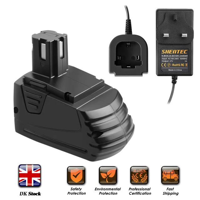 3AH 12V NI-MH Battery/Charger For HILTI SFB126A SFB125 SFB121 SF120-A ...