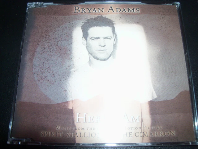 BRYAN ADAMS HERE I Am Rare Australian CD Single (From Spirit Soundtrack ...