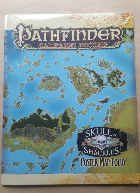 PATHFINDER CAMPAIGN SETTING: Poster Map Folio - Skull & Shackles EUR 30 ...