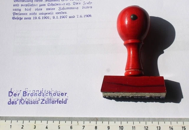 HISTORISCHE STEMPEL ALT Holz aus 1900-1930 Selten Vintage Sammler EUR ...