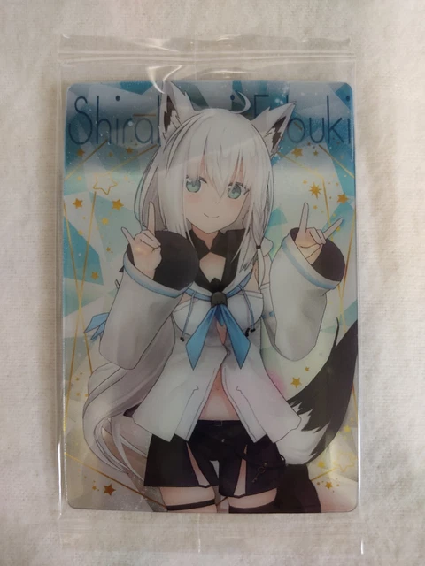 HOLOLIVE PROFILE CARD Shirakami Fubuki hololive wafer BANDAI inport ...