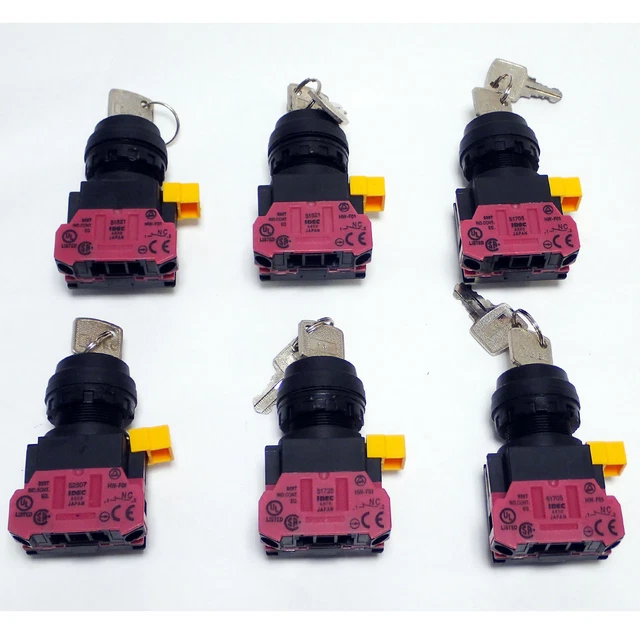 LOT OF 6 Idec Hw-F01 Keyswitch $89.25 - PicClick CA