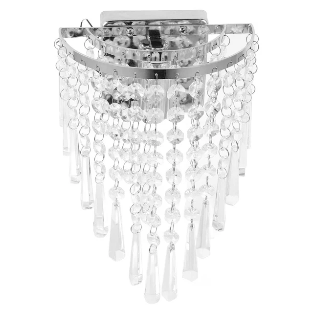CRYSTAL LED WALL Light Semi Circular Design Decorative Wall Lamp for ...