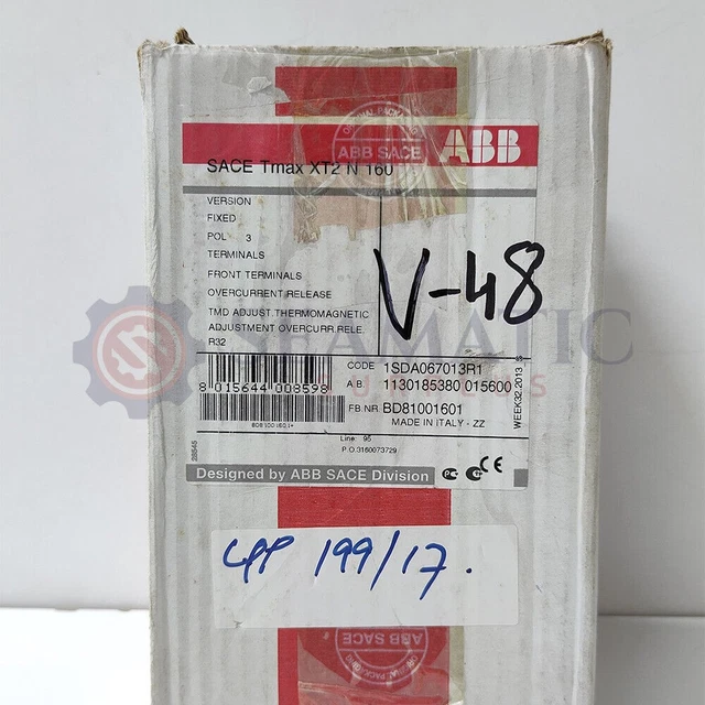 ABB MCCB 3P 32A, SACE TMAX XT2N 160, Ui=1000v, Uimp=8Kv, Ue=690VAC, V#48 EUR 422,54 - PicClick FR