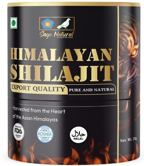 BEST HIMALAYAN SHILAJIT Exp.2027 Organic Extremely Potent 60 SERVINGS 6 ...