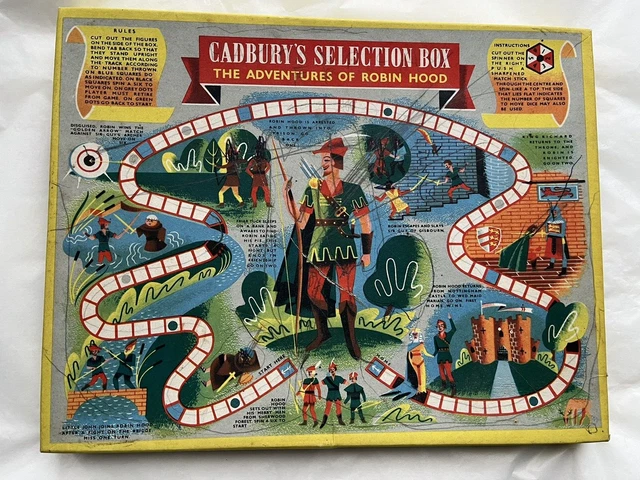 SMALL VINTAGE CADBURY SELECTION BOX 1950's ?? damaged £10.99 - PicClick UK