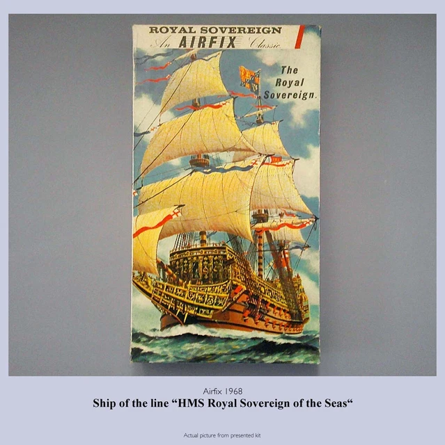 AIRFIX 1968 · "HMS Royal Sovereign Of The Seas" (1786) · 1:168 EUR 180 ...
