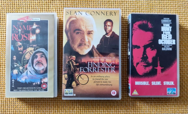 RED OCTOBER, SEAN Connery VHS Cassette 3 Movies Collection, The Name Of ...