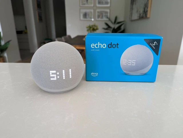 Echo Dot 5th Gen 2022 Release With Clock