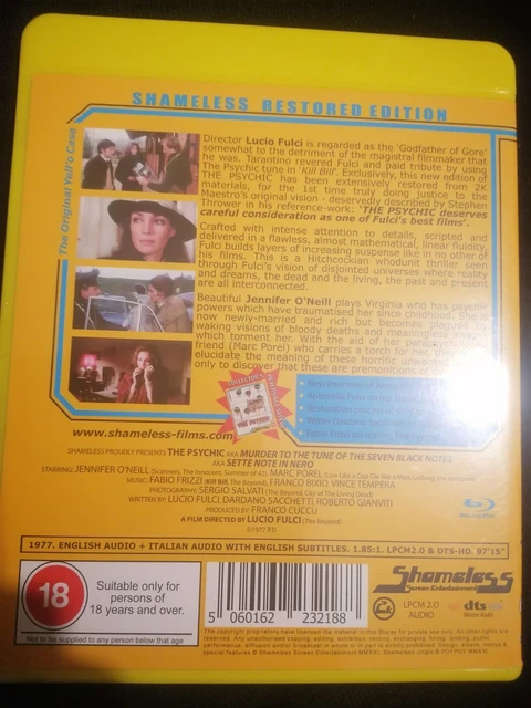 RESTORED LUCIO FULCI the psychic blue ray 2k plus slipcase £12.94 ...