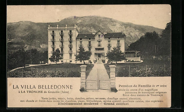 CPA LA TRONCHE, La Villa Belledonne EUR 7,00 - PicClick FR