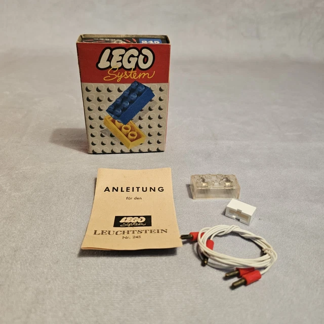 ORIGINAL LEGO SYSTEM Leuchtstein 245 In Originaler Box EUR 99,00 ...