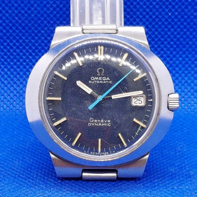 OMEGA GENEVE DYNAMIC, orologio da uomo automatico vintage in acciaio... EUR 605,23 - PicClick IT