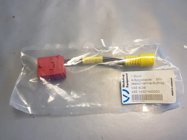 ORIGINAL VW AUDI Spezialwerkzeug Airbagadapter VAS 6036 (C12) EUR 9,90 ...