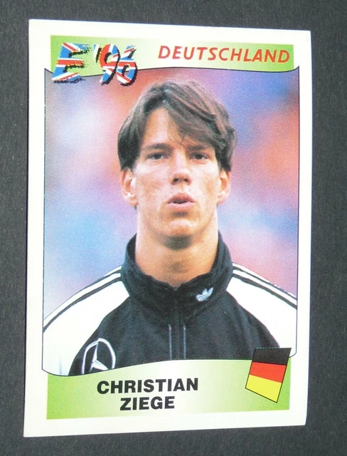 N°203 ZIEGE DEUTSCHLAND Panini Football Uefa Euro 96 Europe Europa 1996 ...
