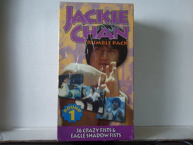 JACKIE CHAN RUMBLE Pack VHS NTSC (1996) 36 Crazy Fists & Eagle Shadow ...