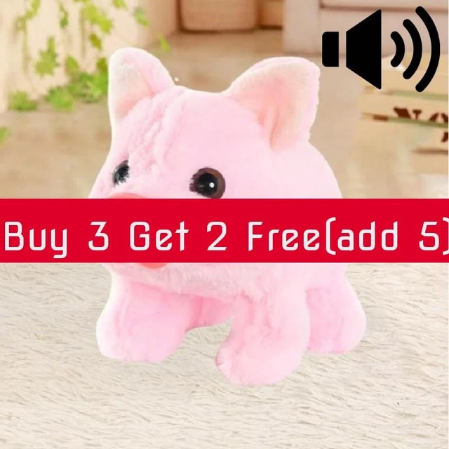 SMALL PLUSH PIG Electronic Toy With Walking And Talking Features For ...