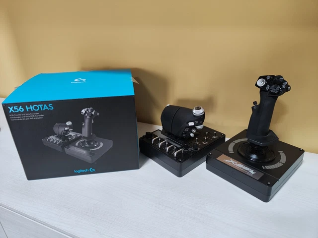 LOGITECH G X56 H.O.T.A.S Controller Acceleratore e Joystick RGB X56 ...