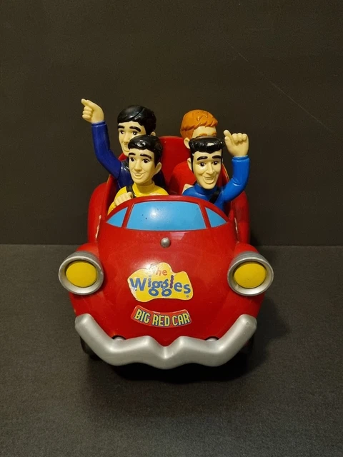 THE WIGGLES BIG Red Car Toy Spin Master 2008 Singing Musical Car Tested ...