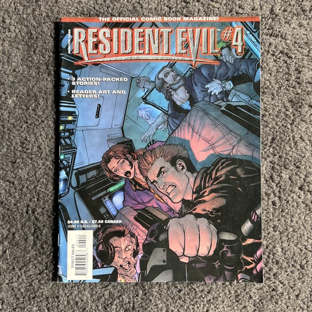 RESIDENT EVIL OFFICIAL Comic Book Magazine #4 1998 RARE OOP capcom $69. ...