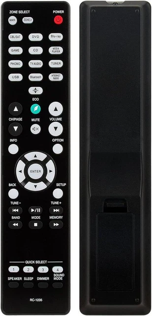 RC-1235 REPLACEMENT IR Remote Control for Denon Stereo Network Receiver ...