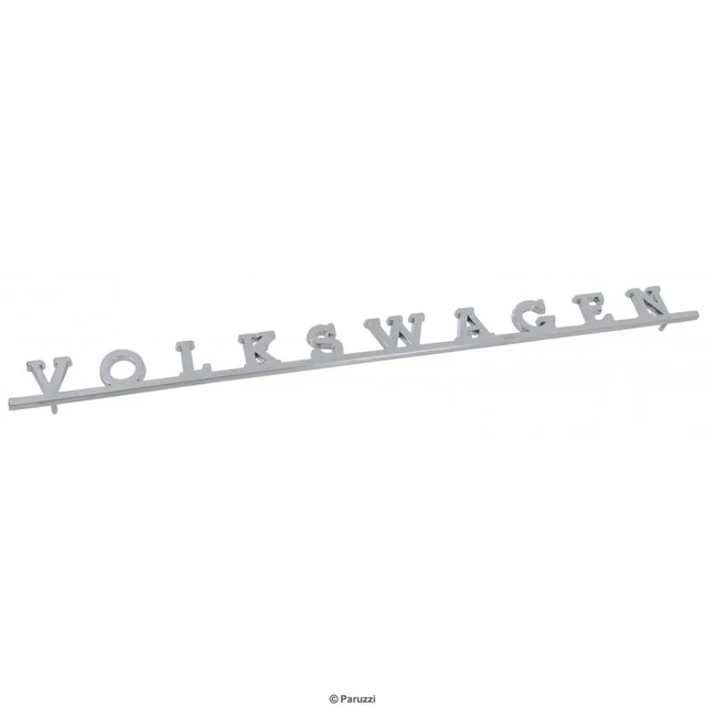 REAR VOLKSWAGEN SCRIPT Badge Bus Type 2 VW Baywindow Splitscreen Camper ...