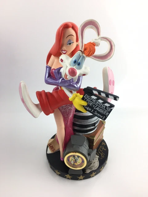 DISNEY ROGER & Jessica Rabbit 1998 Disneyana Convention Figurine New ...