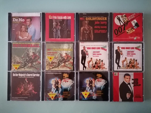 007 JAMES BOND - Sean Connery - Capitol EMI Silva - 12 CD COLLECTION ...