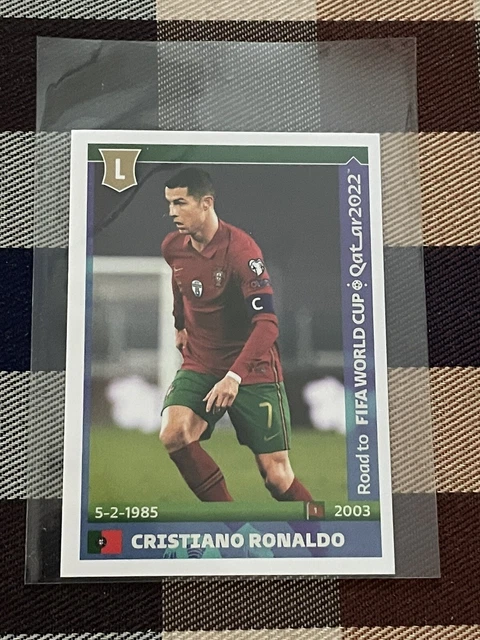 PANINI ROAD TO Qatar 2022 World Cup Cristiano Ronaldo Sticker No 433 £3 ...