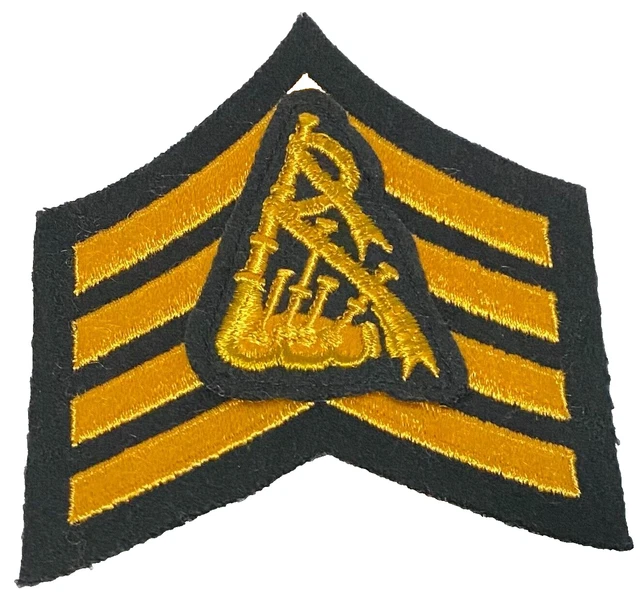 CANADIAN ARMED FORCES Pipe Major Sleeve Rank Insignia Patch $11.21 ...