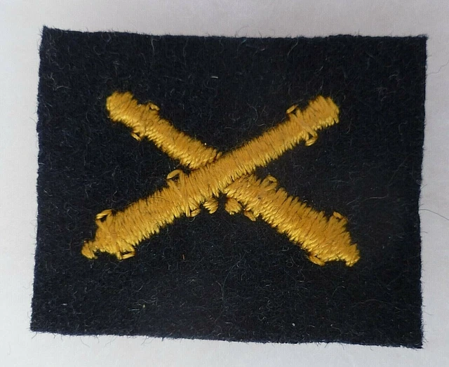 WWI FABRIC BADGE 1914-1918 Specialty Machine Gun Uniform 15/18 ORIGINAL ...