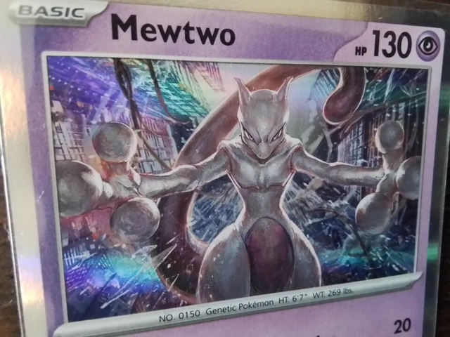 MEWTWO MEW VMAX 150/165 Climax Holo Full Art Japanese Pokemon Card NM ...