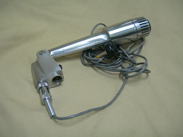 VINTAGE CHROME DYNAMIC Microphone HI-50kΩ LO-600Ω JAPAN MADE blues harp ...