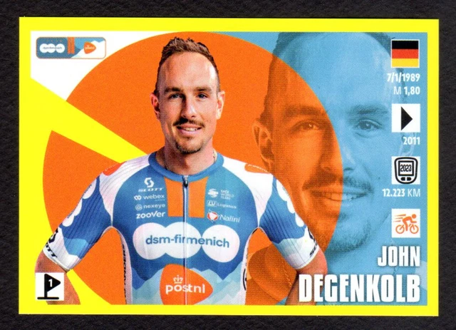 STICKERS PANINI TOUR DE FRANCE 2024 #252 John DEGENKOLB EUR 1,50 ...
