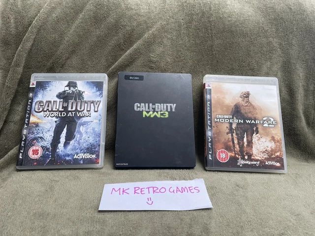CALL OF DUTY Modern Warfare 3 MW3 PS3 Steelbook + MW2 Game & World At ...