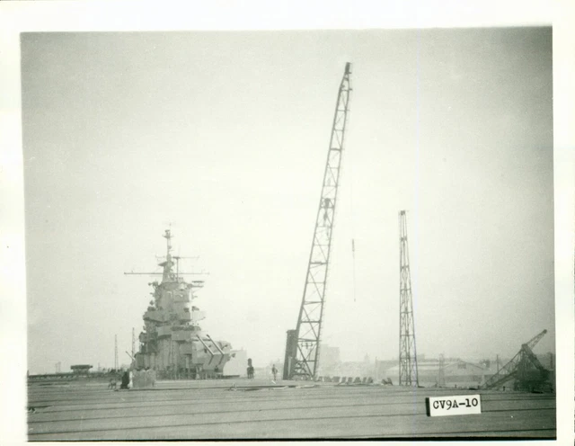 Wwii 1940s Uss Essex Cv 9 Aircraft Carrier Us Navy Official 4x5 Photo At Dock £386 Picclick Uk