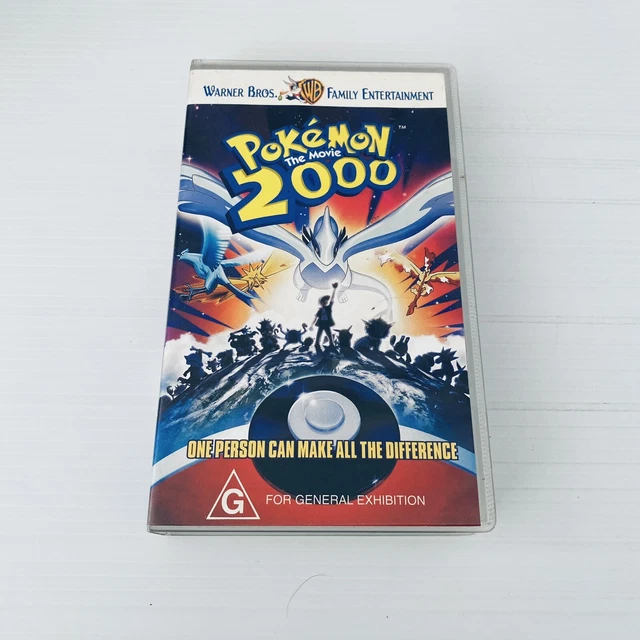 POKEMON THE MOVIE 2000 - VHS Tape / Rare - Aus Postage FAST EUR 18,08 ...
