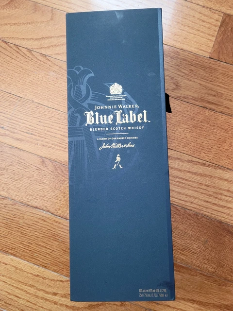 JOHNNIE WALKER BLUE Label Blended Scotch Whiskey Case ALL 4 Empty ...