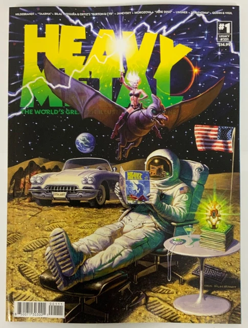 HEAVY METAL MAGAZINE 1 Greg Hildebrandt Cover 2025 Legacy Number 321 £ ...
