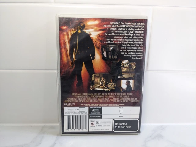 MY BLOODY VALENTINE DVD R4 Horror Slasher Thriller Cult Classic Movie FAST POST $9.79 - PicClick AU