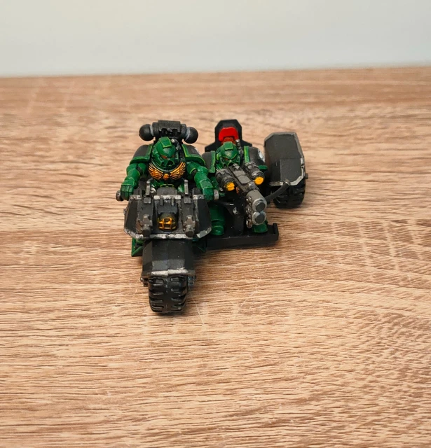 SALAMANDERS SPACE MARINE Attack Bike / Warhammer 40k / Well Painted EUR ...